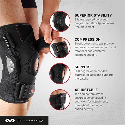 Mcdavid Knee Brace With Polycentric Hinges And Cross India Ubuy