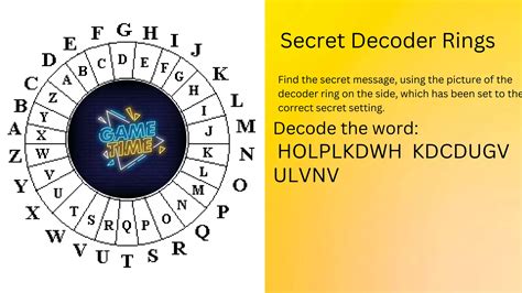 Secret Decoder Ringspptx