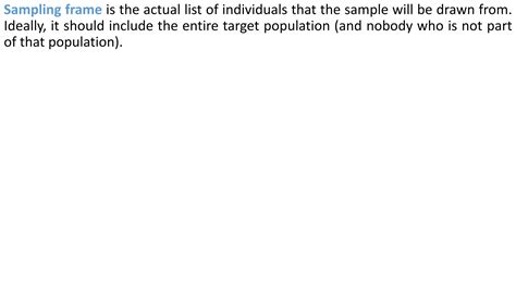 Sampling Methods Andtypes And Techniques And Examplespptx