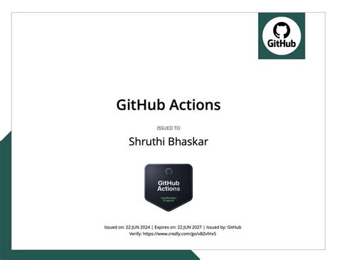 Githubactions Certification Github Shruthi Bhaskar