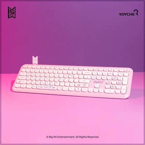 B135 Ready Stock Authentic Official Original Tiny Tan Keyboard Bts Kpop