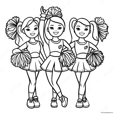 Arizona Cardinals Cheerleaders Coloring Page 30475 24105