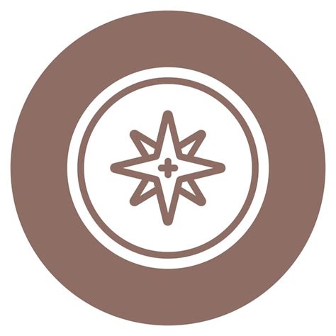 Premium Vector Army Compass Vector Illustration