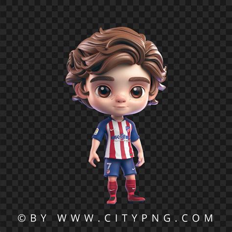 Antoine Griezmann French Chibi Footballer Citypng