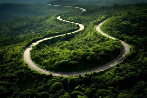 Mystery Of The Winding Road Capturing The Remarkable Curve Through An