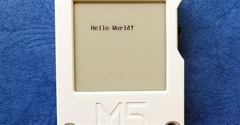 02 m5stack coreinkの設定