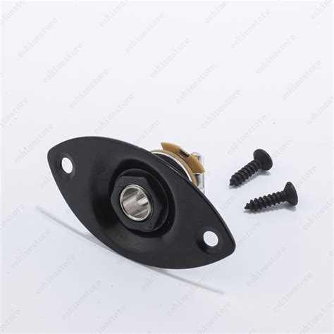 Electric Guitar Jack Plate Input Output Jackplate Oval For Telecaster