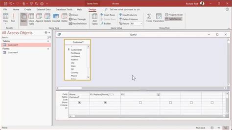 microsoft access replace function update query techhelp qanda