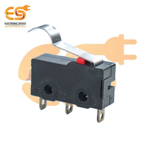 Buy 10t85 5a 125v Spdt Curved Handle Metal Micro Lever Switch Pack Of 2