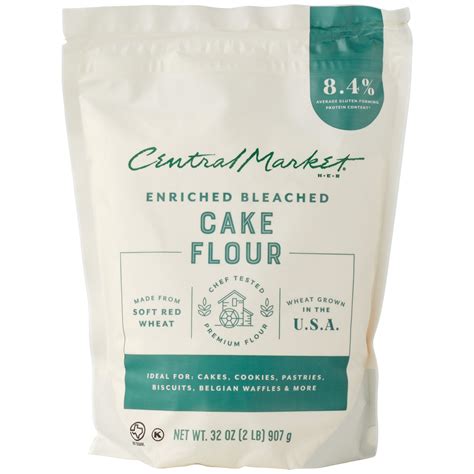 Central Market Enriched Bleached Cake Flour Shop Flour At H E B
