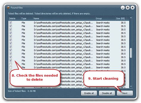 how to delete files with wildcards disk cleaner free