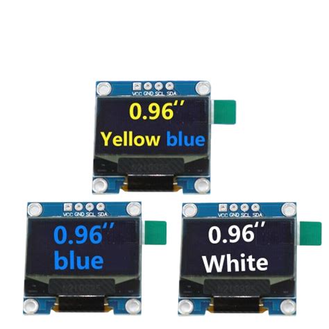 096 Oled Display Module 128x64 I2c Ssd1306 Choose Display Colour