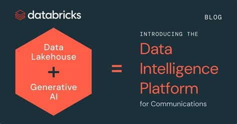 Data Intelligence Platform For Comms Databricks Blog