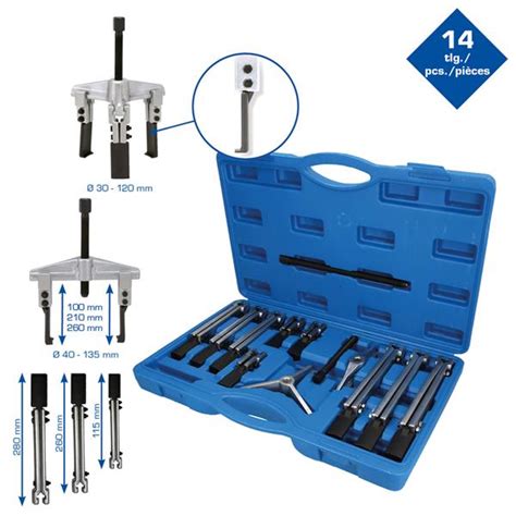 Universal Puller Set 14 Pcs Bt631000 Air Impact