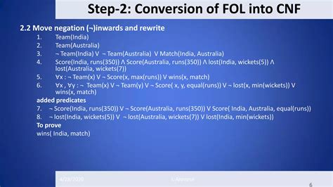 inference resolution forward and backward chaining example india wins