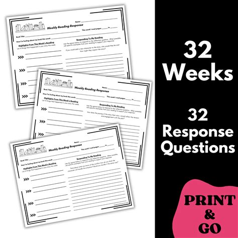 Weekly Reading Accountability Sheets Independent Reading Made By Teachers