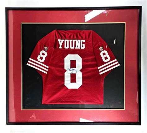 Lot Steve Young Autographed 49ers Nfl Jersey