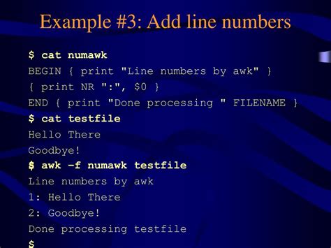 Ppt The Awk Utility Powerpoint Presentation Free Download Id3350109