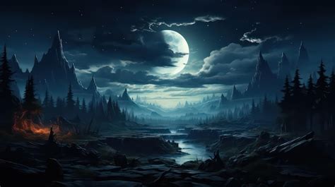 Premium Ai Image Dark Mode Dimensional Background With Subtle Spacial