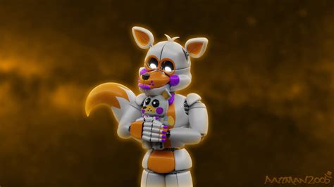 Lolbit With Her Plushie Fnaf Blender By Pattman2005 On Deviantart
