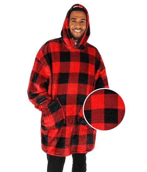 Mens Blanket Hoodie Oversized Custom Big And Wholesale