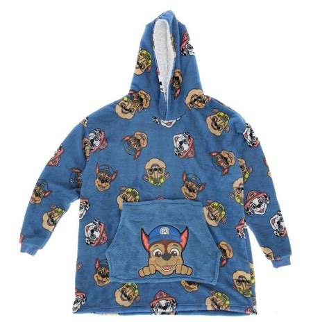Paw Patrol Hoodie Decke Für Kinder Perfekt Zum Einkuscheln Flauschiger Tragekomfort