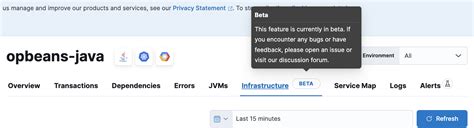 Apm Add Beta Label To The Infrastructure Tab · Issue 136637 · Elastickibana · Github
