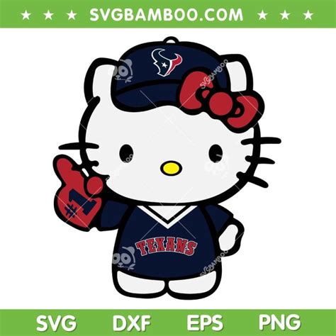 Houston Texans Hello Kitty Svg Png