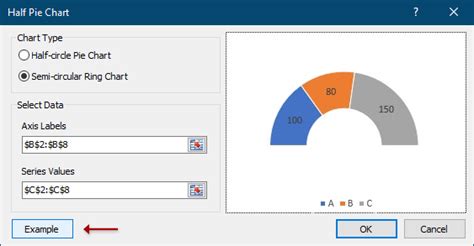 How To Create An Excel Half Pie Chart With Kutools Extendoffice