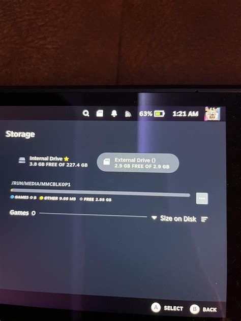 Memory Error Rsteamdeck