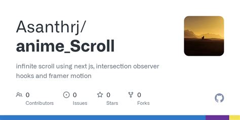 Github Asanthrjanimescroll Infinite Scroll Using Next Js