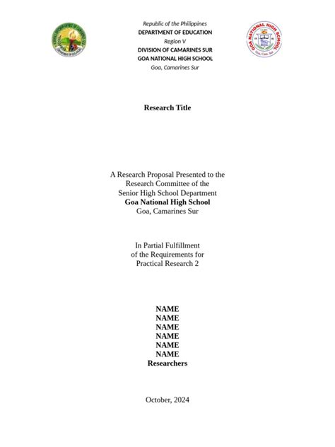 Title Defense Format Pdf Methodology Data