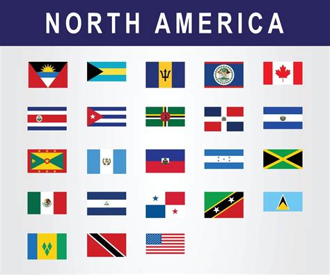 North America Flag