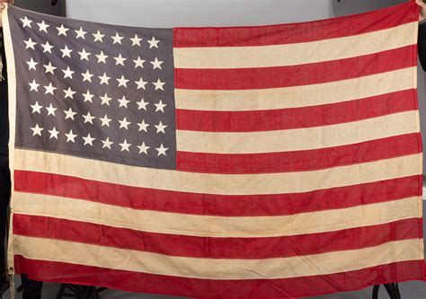 Value Of A 48 Star American Flag Detroit Chinatown