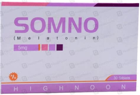 Somno 5mg 30 Tablets Price In Pakistan Uses Dosage Side Effects