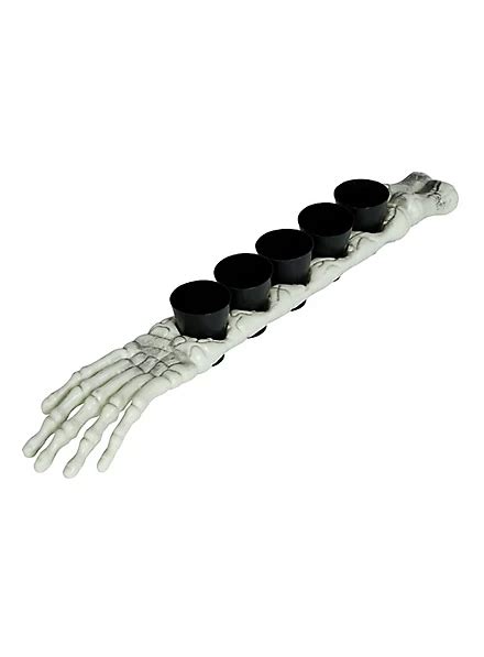 Bras Squelette Avec 5 Verres à Shot