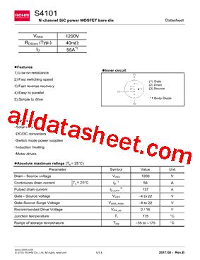 S4101 Datasheetpdf Rohm