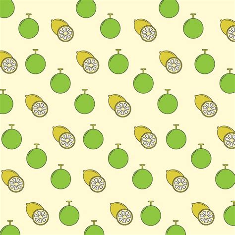 Premium Vector Fruit Pattern 4