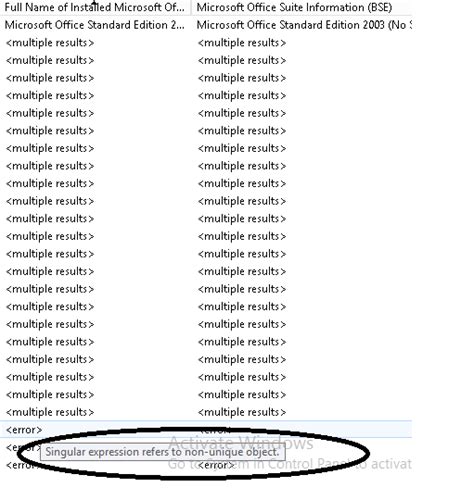 Microsoft Office Analysis Report Result Error Bigfix Forum
