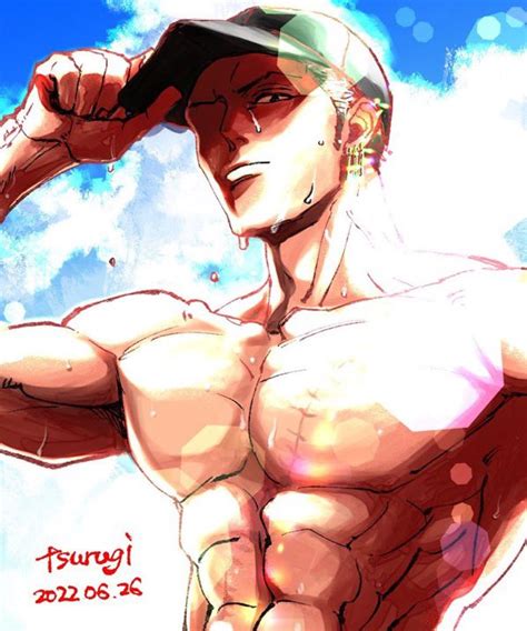 Roronoa Zoro One Piece Drawn By Trg Rak Danbooru
