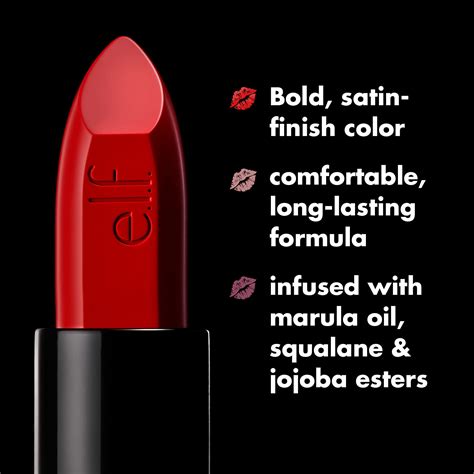 O Face Satin Lipstick E L F Cosmetics