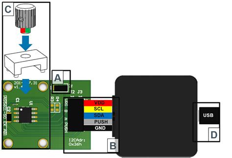 Ams Osram As5601 So Ek St Position Sensor Evaluation Kit For As5601 As5601 Rs