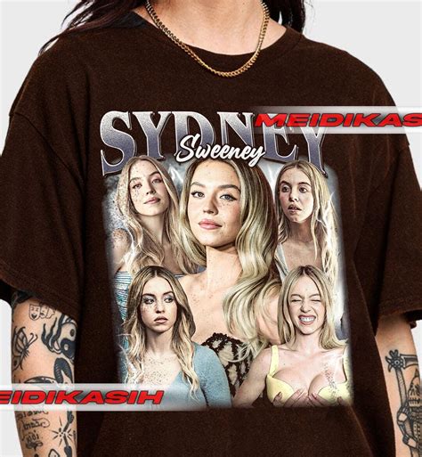 Sydney Sweeney American Actress Unisex Tee Softstyle T Shirt