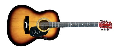Mark Knopfler Dire Straits Signed Acoustic Guitar Charitystars