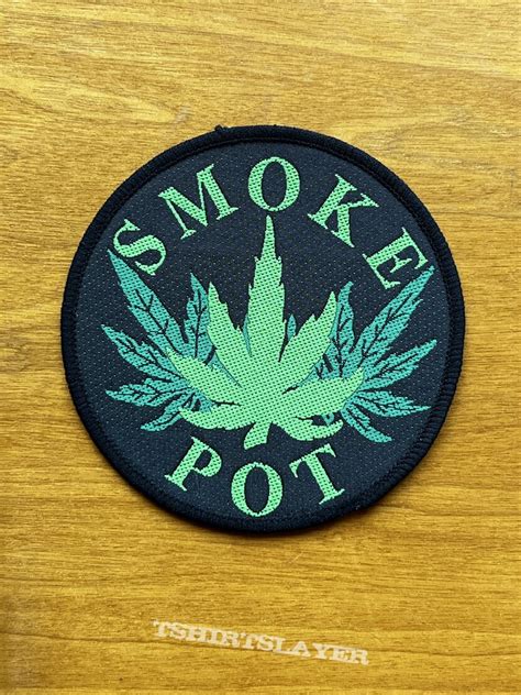 Smoke Pot Leaf Patch Tshirtslayer Tshirt And Battlejacket Gallery