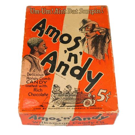 1930s Amos ‘n Andy Candy Box 5 Cent Candy Bars