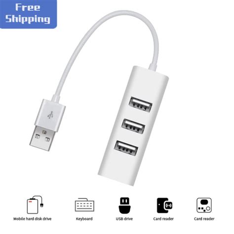 Hub Con 4 Puertos Usb 2 0 Expansor Multi Adaptad Grandado