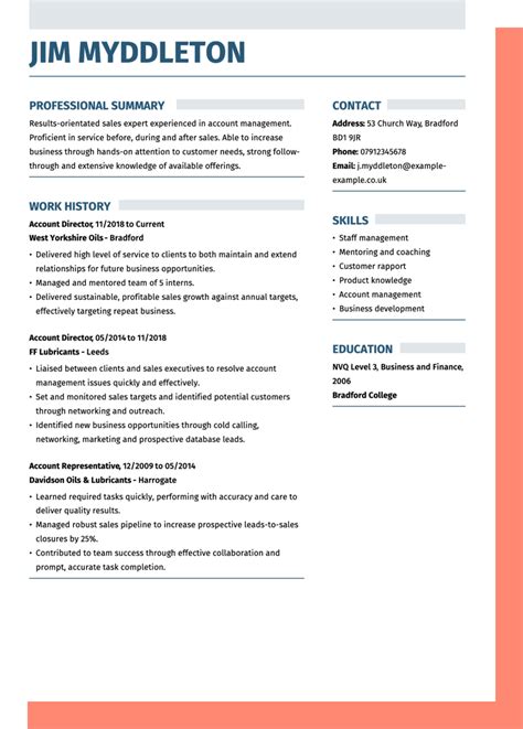 Law Cv Example Guide And Tips Myperfectcv
