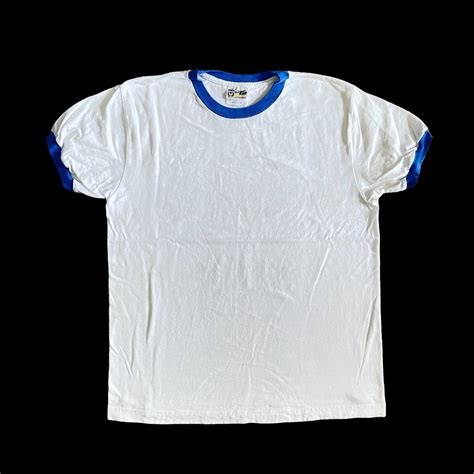 Vintage Vintage 90s Ringer Plain Shirt Grailed