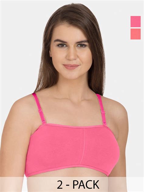 Buy Tweens Pack Of 2 Full Coverage Seamless Cotton Beginners Bras With